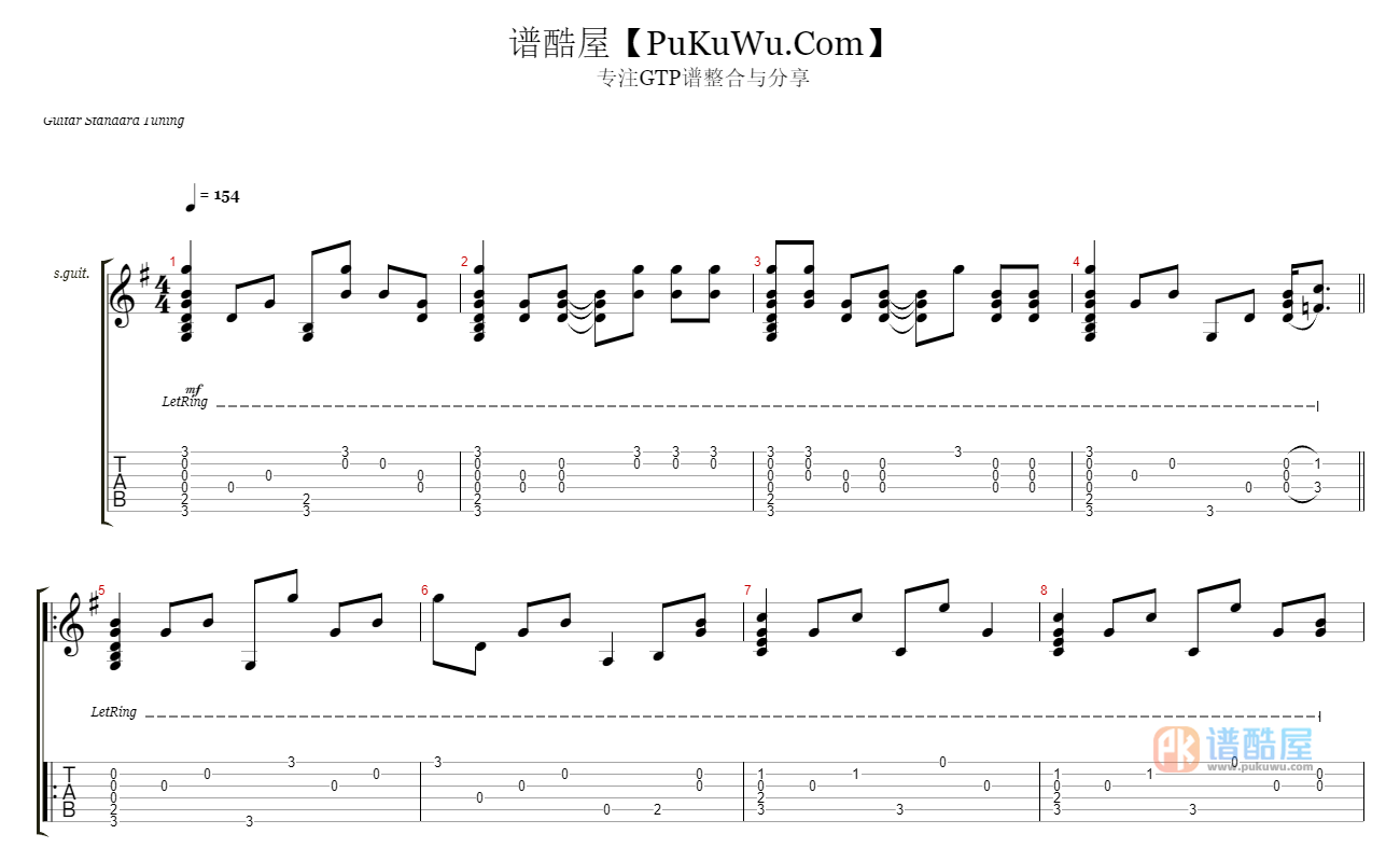 Eric Clapton《Promises》乐队总谱|GTP谱|GTP吉他谱 - 谱酷屋