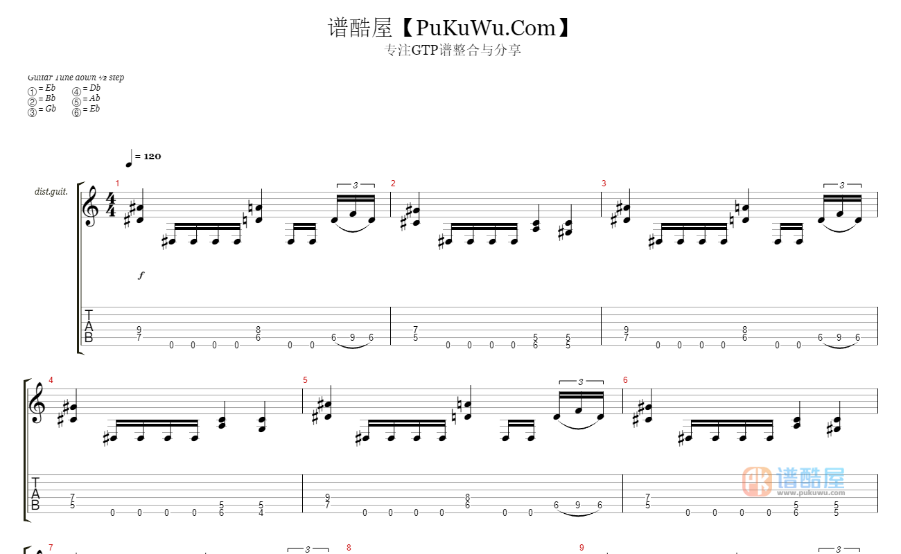 Slayer《Live Undead》GTP谱|GTP吉他谱 - 谱酷屋